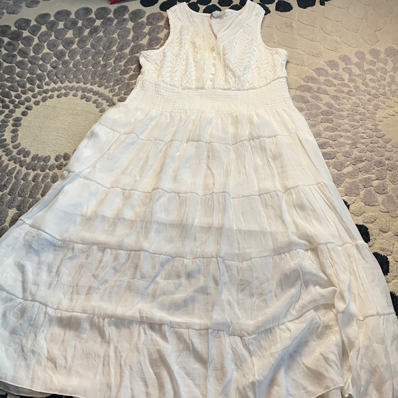 J Gee | Dresses | J Gee White Summer Dress Lined Lace Size 2x Women ...